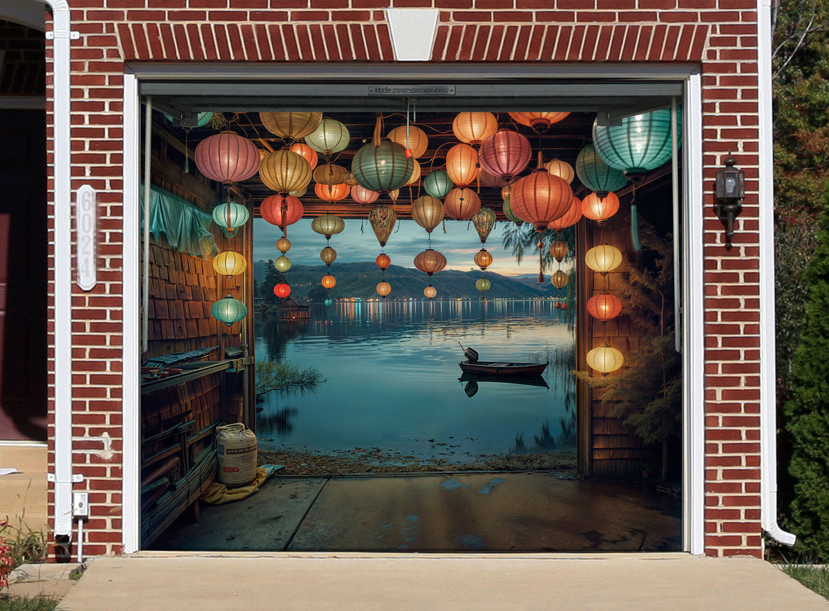 garage poster motif LAKE VIEW – StyleYourGarage