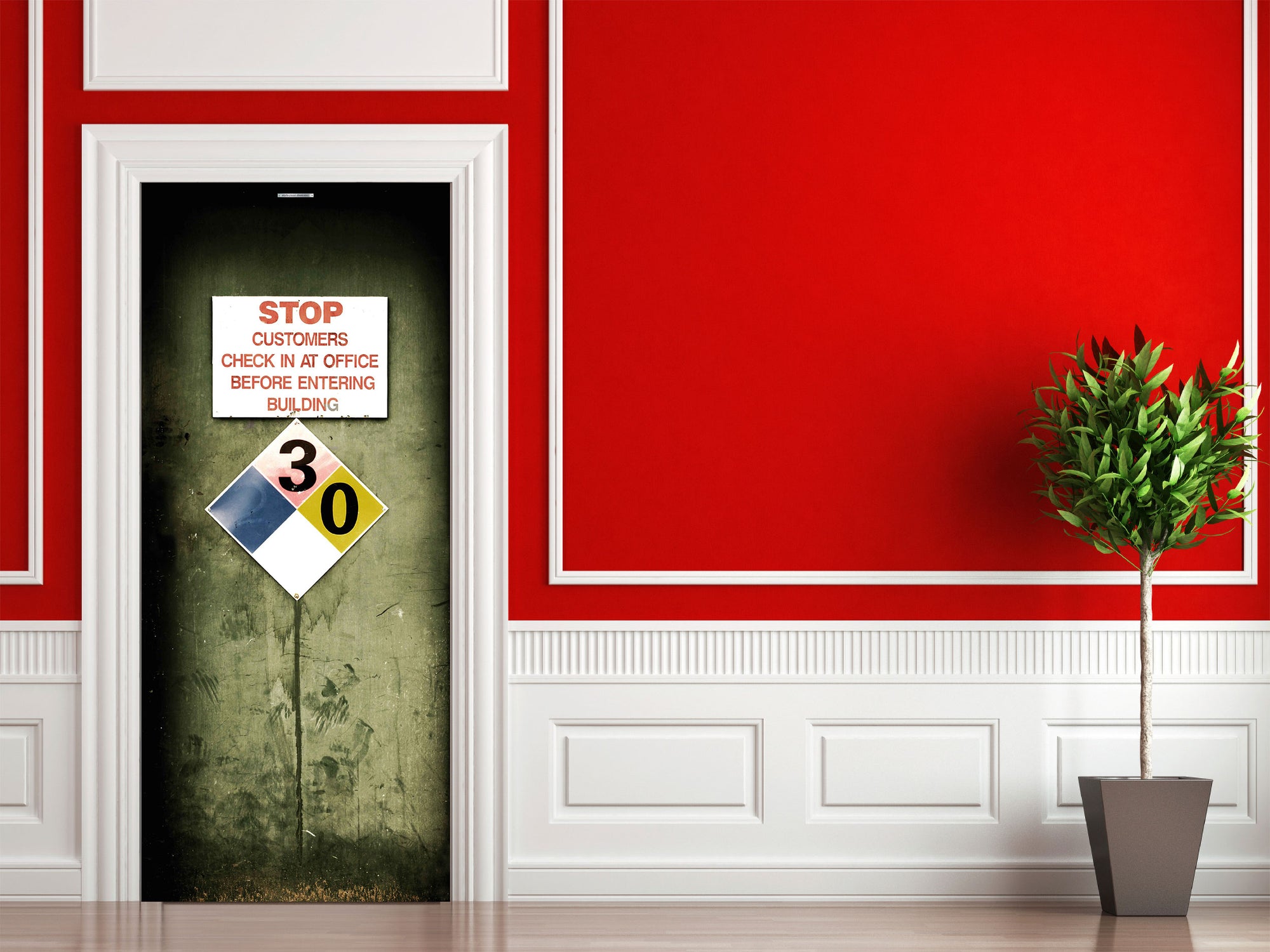 door billboard motif INDUSTRIAL DOOR – StyleYourGarage