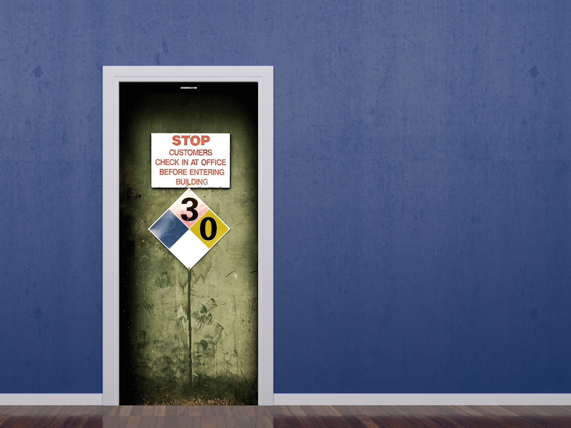 door billboard motif INDUSTRIAL DOOR – StyleYourGarage