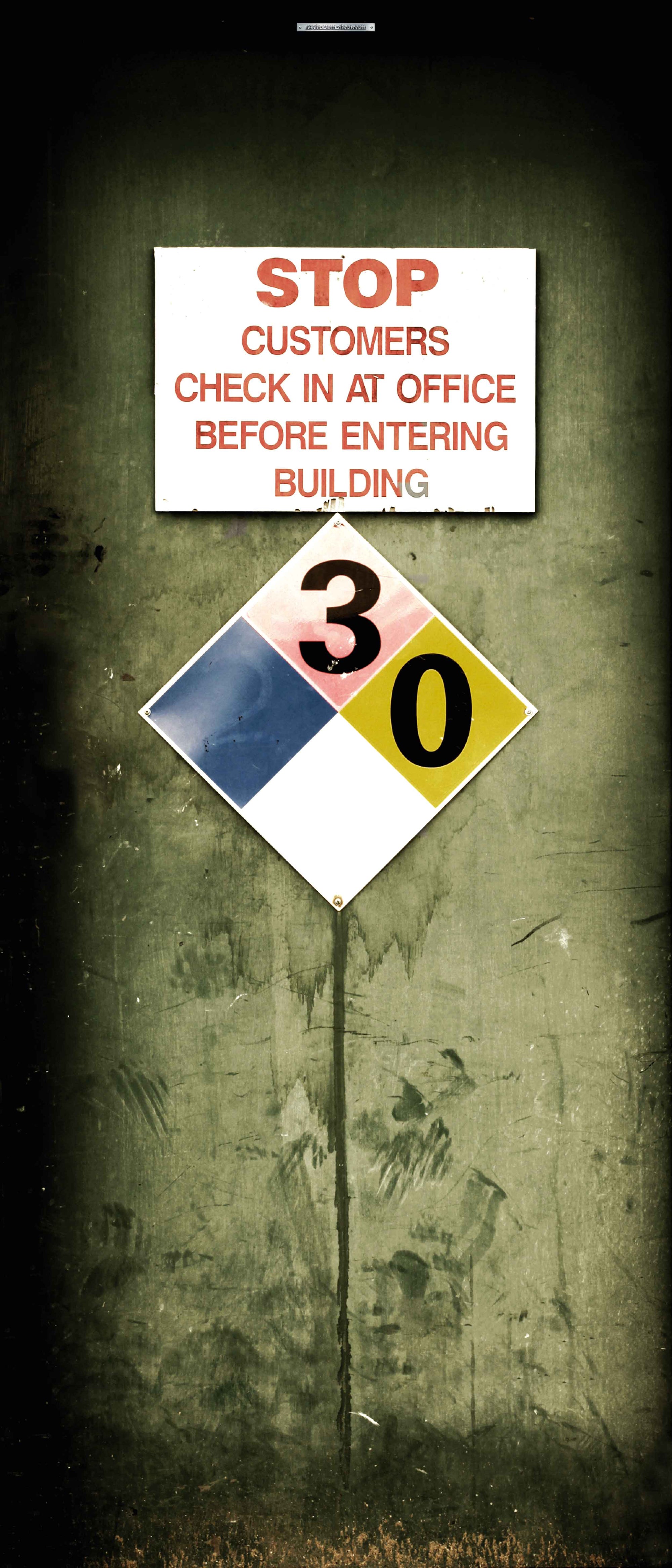 door billboard motif INDUSTRIAL DOOR – StyleYourGarage