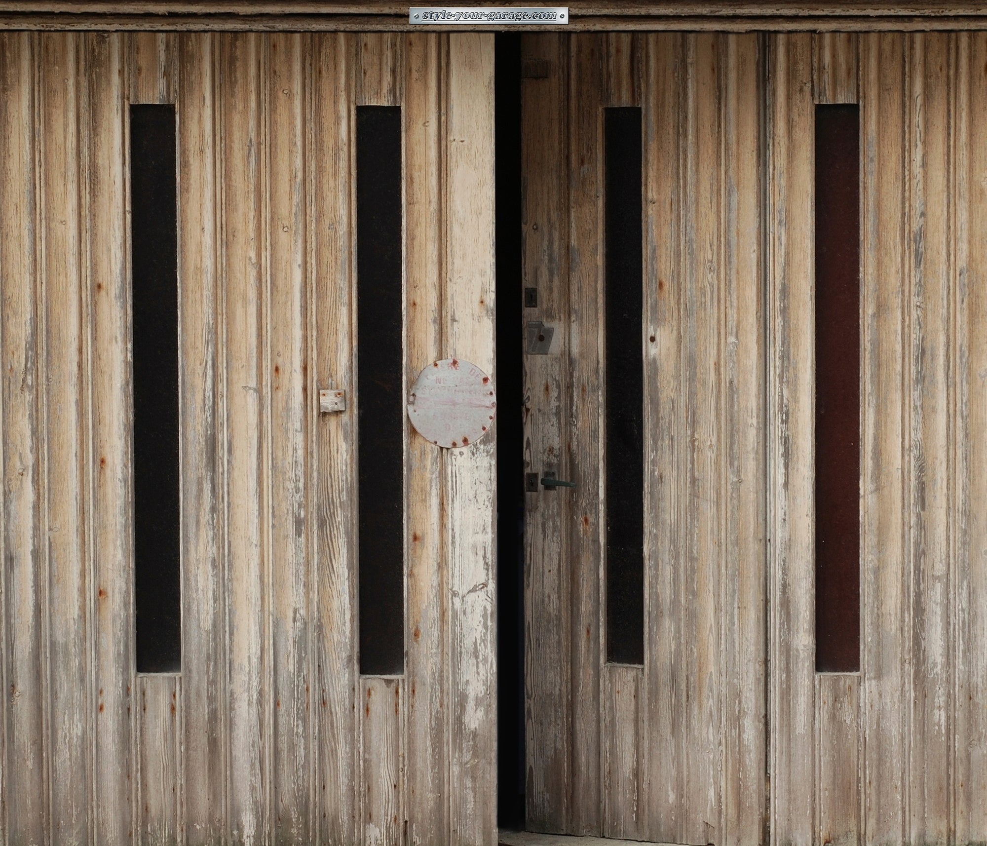 garage poster motif OPEN GARAGE DOOR – StyleYourGarage