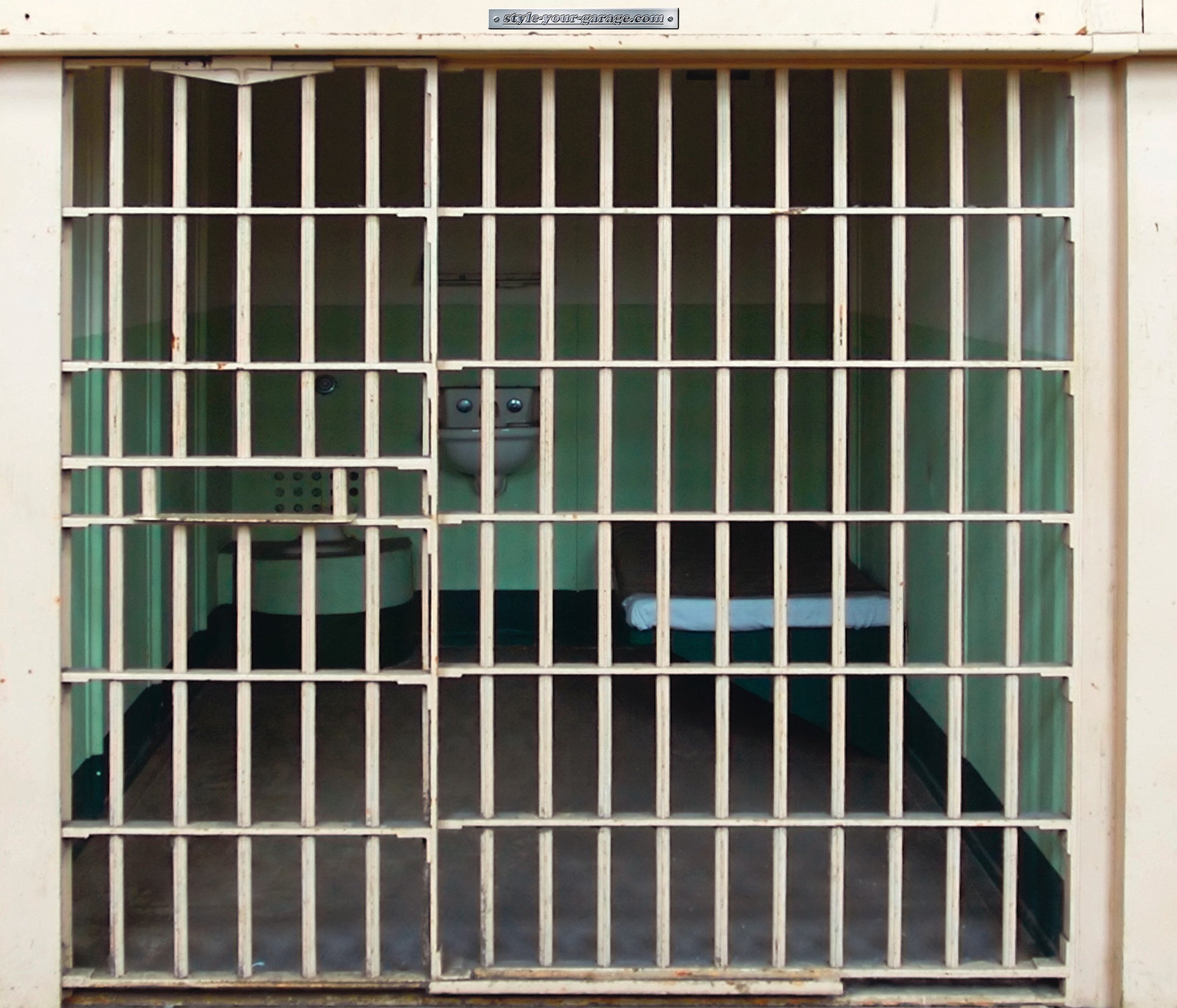 garage poster motif PRISON CELL – StyleYourGarage