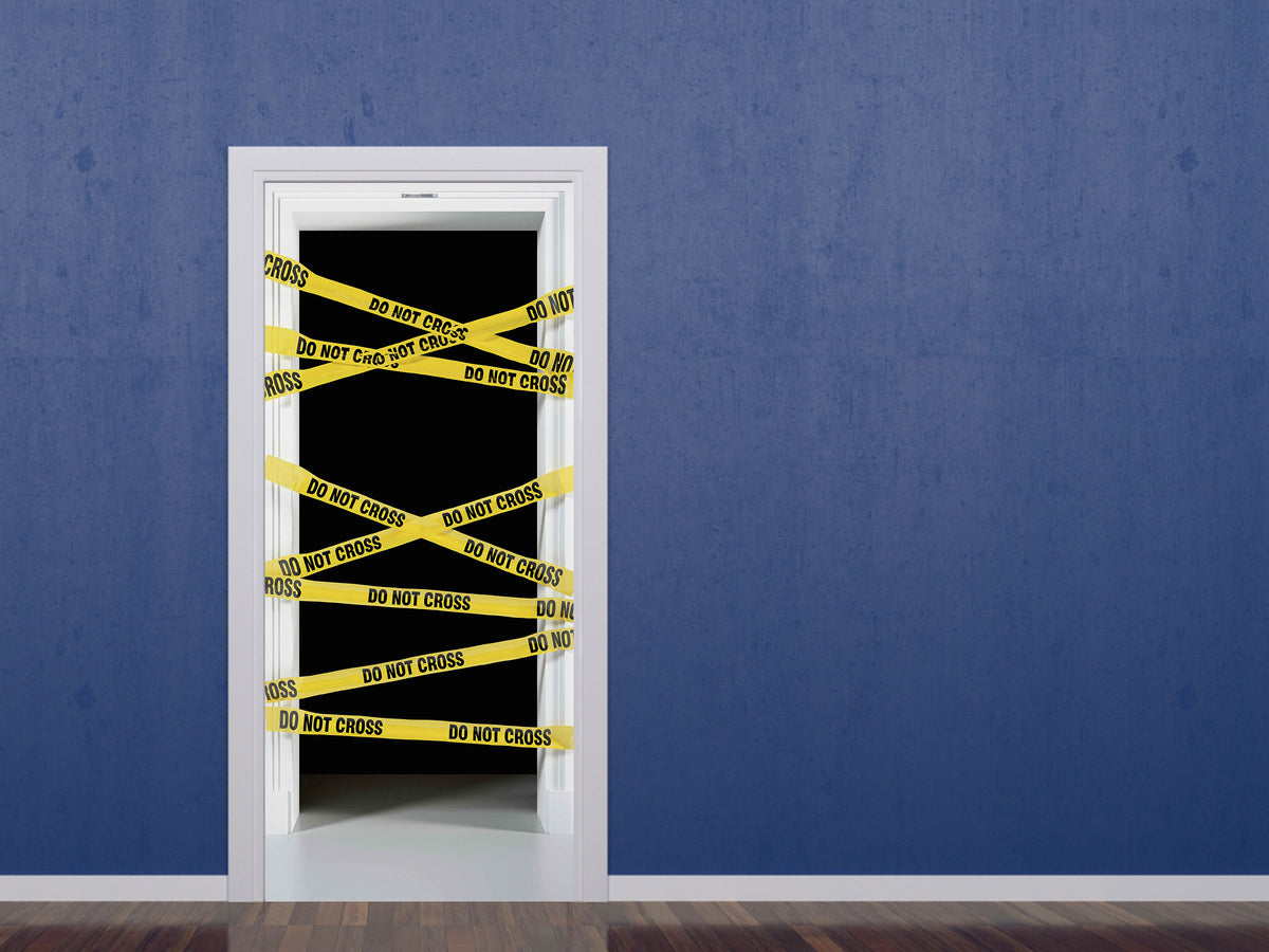 door billboard motif CRIME SCENE – StyleYourGarage