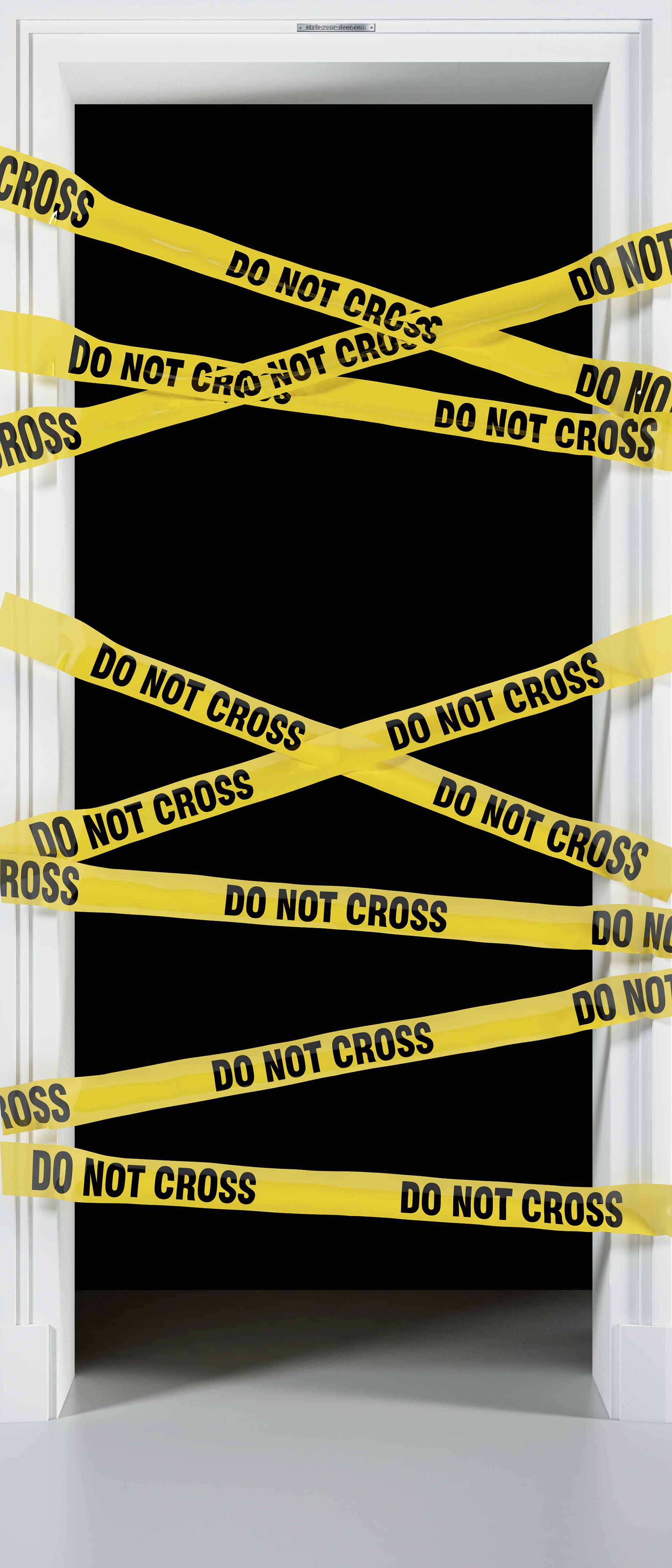 door billboard motif CRIME SCENE – StyleYourGarage